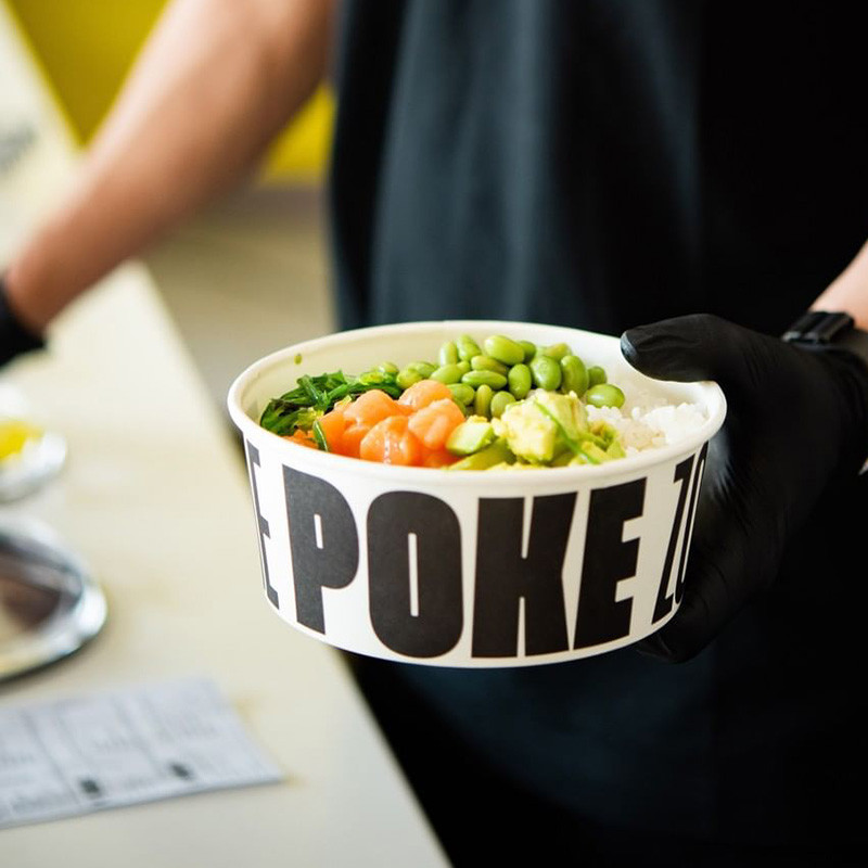 Customised paper bowls with full-color print & your logo!